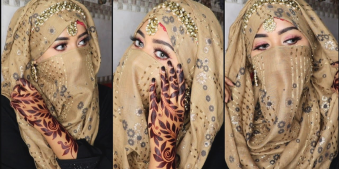 Embracing Tradition: Muslim Bride In Niqab