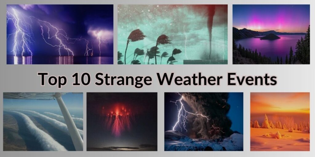 Unveiling the Unusual: Top 10 Strange Weather Events